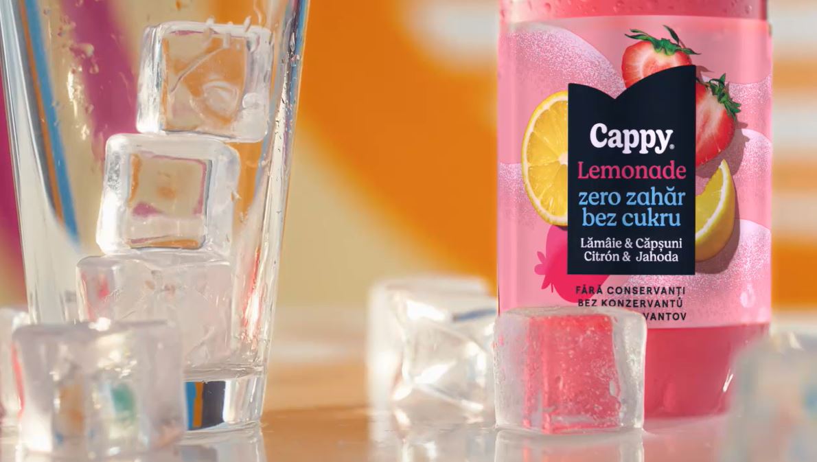 Ochutnajte novú príchuť Cappy Lemonade citrón a jahoda BEZ CUKRU ...